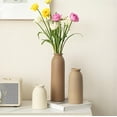 10.4 inches Tall Decorative Ceramic Vase Set, 3 Pieces, Nordic Modern ...