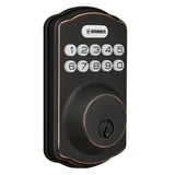 Brinks Electronic Keypad Single Cylinder Deadbolt Lock, Tuscan Bronze ...