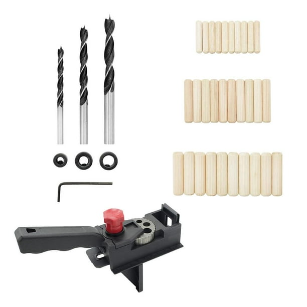 38 Pieces Hardware Tool Drill Template & Drill Set for Door and Drawer ...