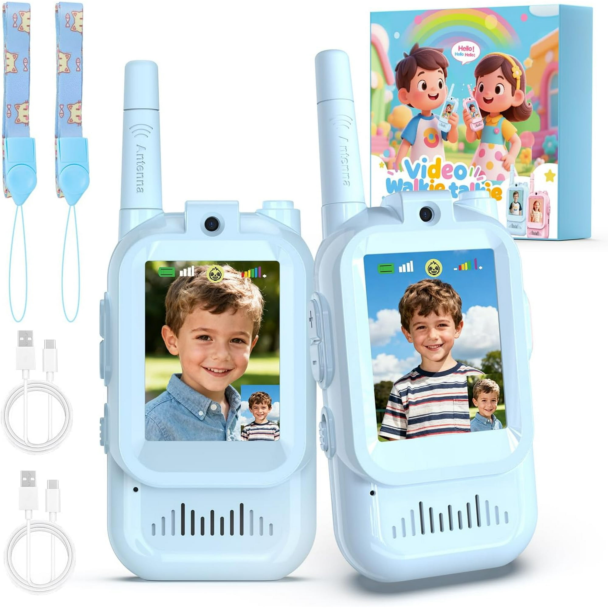 Click here for Linmoua Video Walkie Talkies  2 Pack Facetime Walk... prices