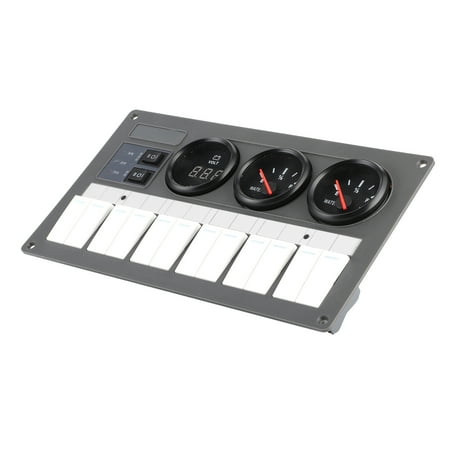 Rv Switch Panel Water Level Meter Voltage Gauge RV Mechanical Control ...