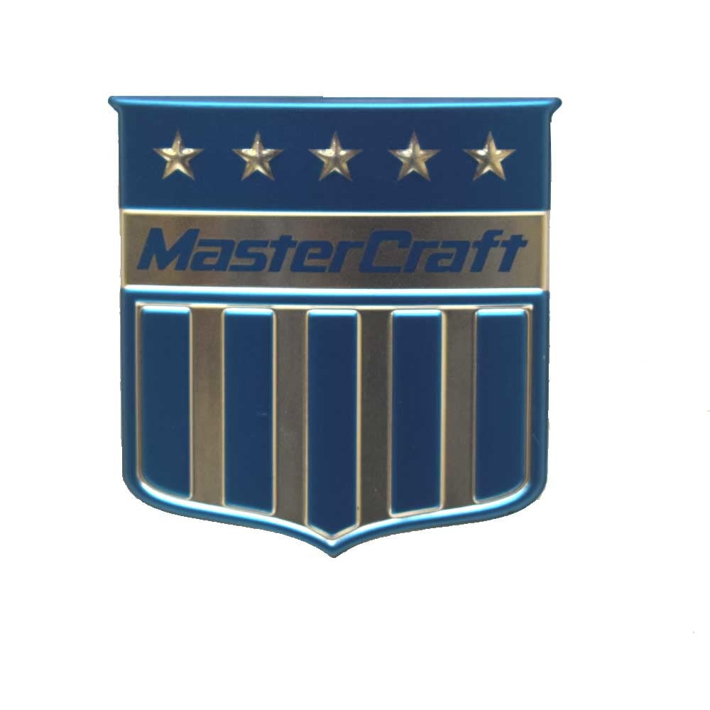 MasterCraft Boat Raised Decal Emblem 7502052 | Transom Shield Blue ...