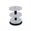 Azar Displays 225025 Two Tier Revolving Display 8"H x 11"Dia. - round ...
