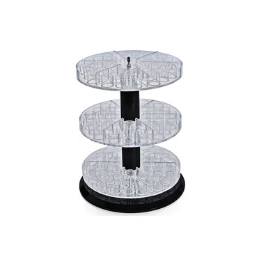 Azar Displays 225025 Two Tier Revolving Display 8"H x 11"Dia. - round ...