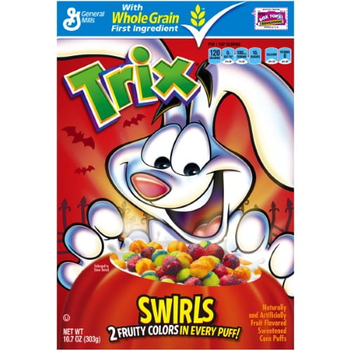 Trix Fruitalicious Swirls Cereal - 10.7 Oz (Pack of 24) - Walmart.com