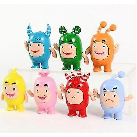 Anime Cartoon Oddbods Fuse Pogo Bubbles Slick Zeke Jeff Pvc Figures ...