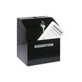 Vertiflex Steel Suggestion Box with Locking Top, Drop Key Storage, 7 x ...