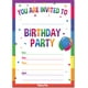 Birthday Invitations with Envelopes (15 Pack) - Rainbow - Walmart.com