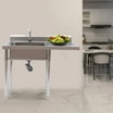 Wilprep Stainless Steel Sink, Commercial Kitchen Workstation, Utility ...