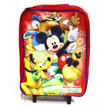 Disney Kids' Mickey Mouse Rolling Suitcase - Children's Travel Carry-on ...