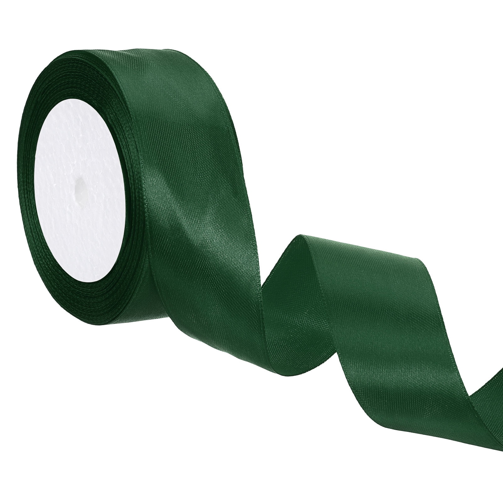 Click here for Unique Bargains 24 Yards Dark Green Satin Ribbon... prices