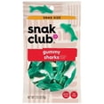 Snak Club 6065043 2.75 oz Bagged Raspberry Sharks Gummi Candy - Pack of ...