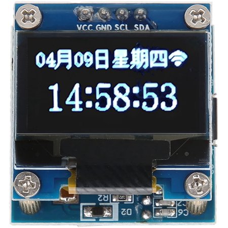 5V Clock Module 0.96in OLED Display Module USB Clock Timer PCB Board ...