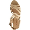 XOXO Women's Eden Strappy Block Heel Sandals - Walmart.com