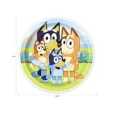 Bluey Kids Birthday Party Supplies - Table Decor, Bingo, Cake Plates ...