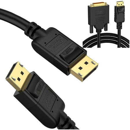 LUO CableCreation Long DisplayPort to DisplayPort 1.2 Cable 4K 60Hz 16 ...
