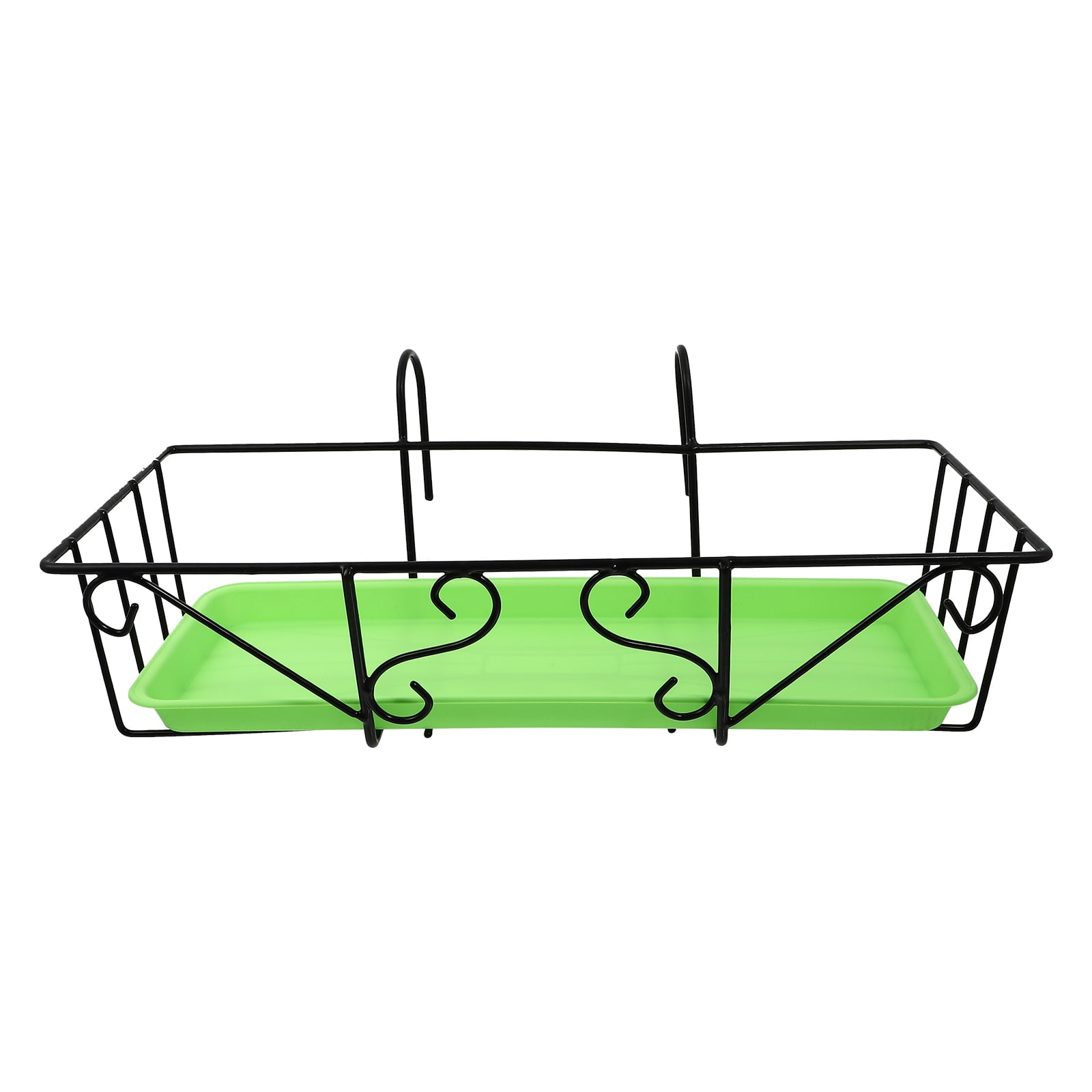 Planter Holder Flower Pot Balcony Rail Railing Over Deck The Hanging ...