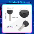 Uxcell Threaded Knurled Thumbscrew Monitor Mount Arm Screws Stainless ...