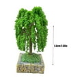 Dollhouse Artificial Trees Set, Miniature Artificial Bonsai Tree for ...