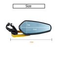 7/8" 22mm Motorcycle Rearview Mirrors Universial Motorcycle Aluminum ...