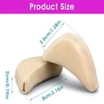 TELOLY 4 Pairs Shoe Filler Heel Pads Toe Cushion for Loose Shoe Foam ...
