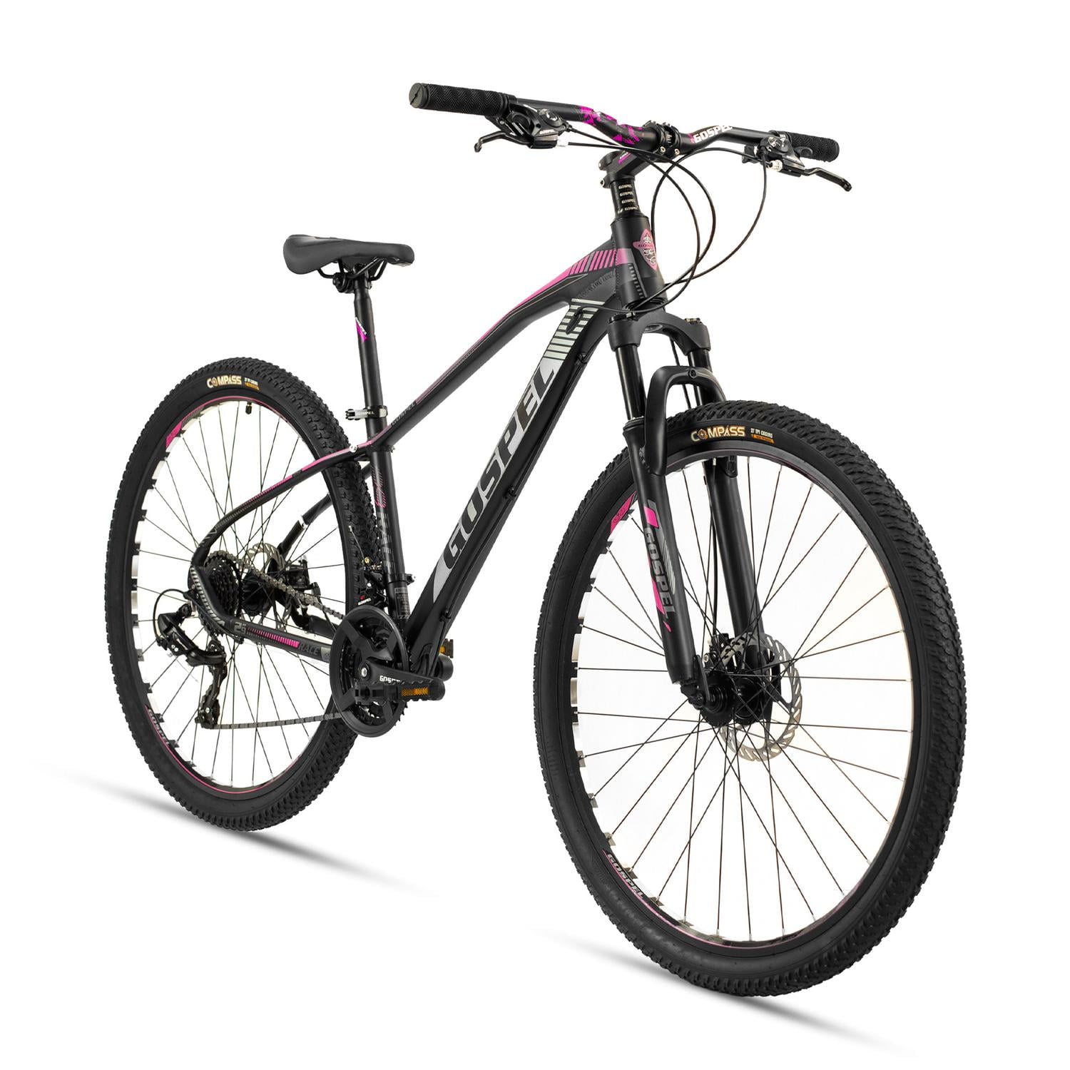 Bicicleta Montaña Gospel R29 24 Velocidades Suspensión Violeta Talla S | Bodega Aurrera en línea