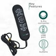 AlveyTech 10-Button 5-Pin Replacement Remote Hand Control for Pride ...