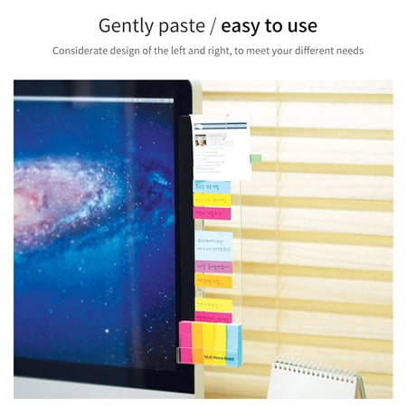New Computer Monitor Side Panel Portable Acrylic Sticky Note Board ...