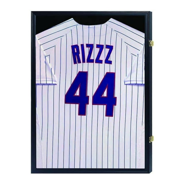 Adrinfly Large Jersey Display Rack, Jersey Shadow Box with 2 Hooks (1 ...