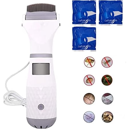 Electric Lice Comb, Vacuum Cleaner with Three Filter Children Pet Hair ...