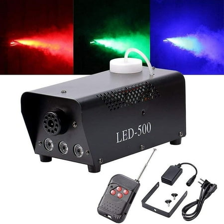 SHTUUYINGG Smoke Machine 500w Black Rgb Led With Remote Control Good ...