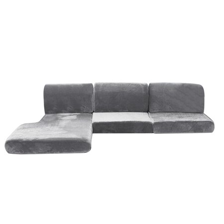 Silver Fox Couch Cover Cushion Cover All-Inclusive Couch Cover Stretch ...
