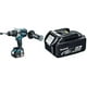 Rotomartillo Atornillador Inalámbrico 18V 1/2"+Cargador+2 Baterías+Maletín DHP481RTJ Makita ...