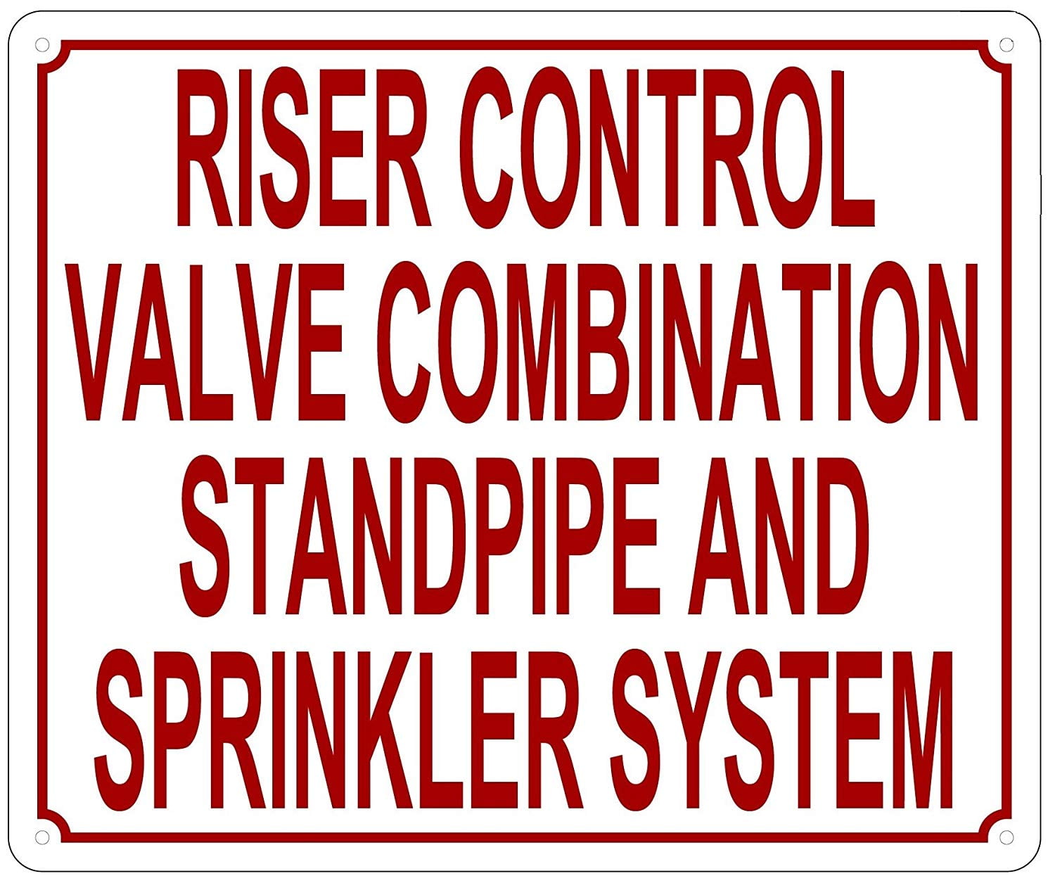 Riser Control Valve Combination Standpipe And Sprinkler System ...