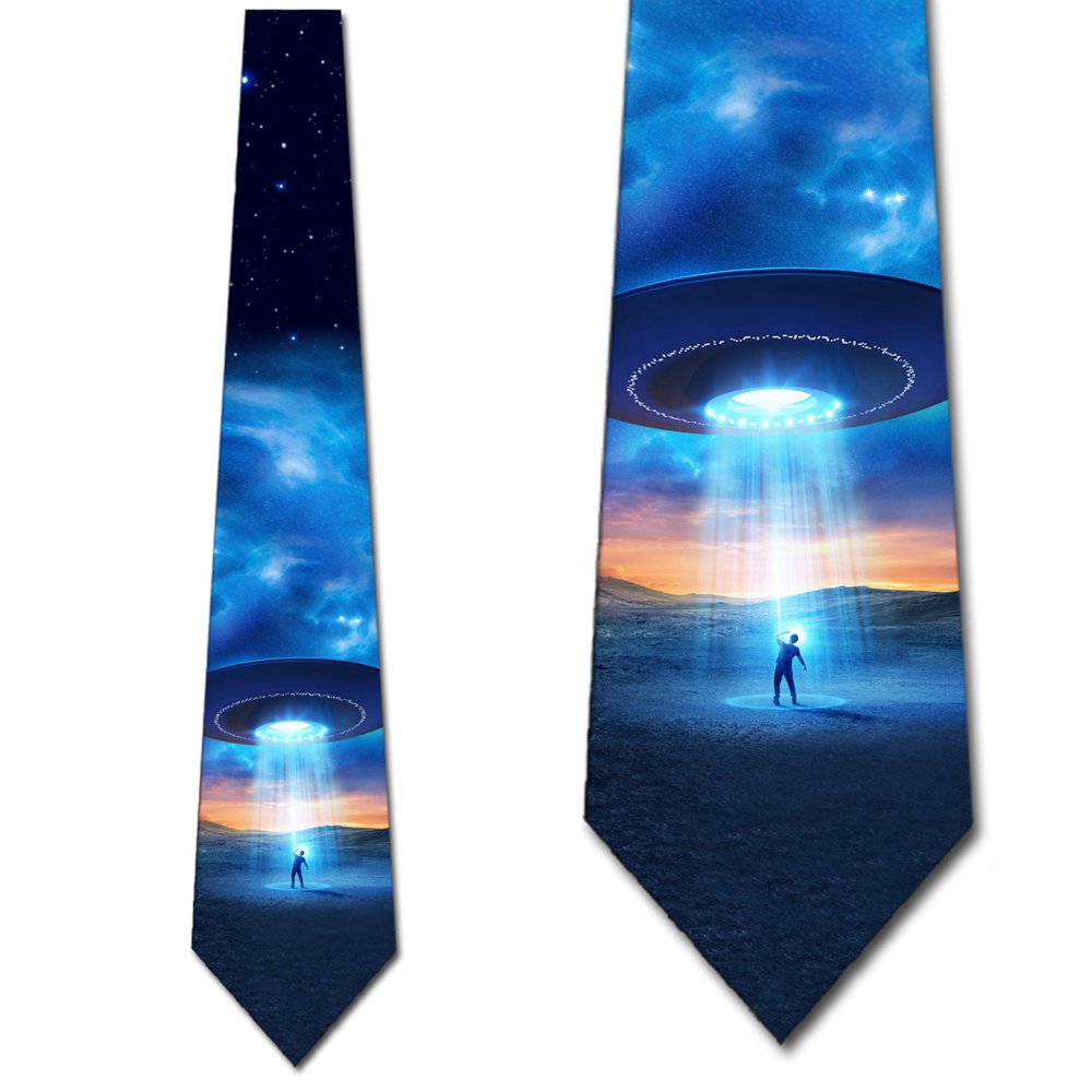 Three Rooker - Space Ties Mens Outer Space Alien Abduction Necktie by ...