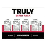 Truly Berry Variety Pack 12 Pack, 12 fl oz Aluminum Cans with Real ...