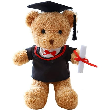 Graduation Bear Plush Bear Doll Stuffed Animal Bear with Grad Cap ...