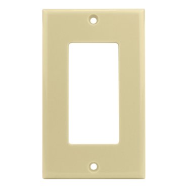 Construct Pro Double-Gang 12-Port Keystone Wall Plate (Color: White ...