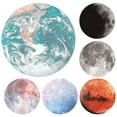 Earth/Moon/Mars Pattern Round Gaming Carpet Mouse Pad Mat Computers ...