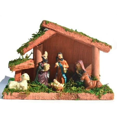 LUNA Real Life Set Jesus Birth Suit Christmas Day Gift Resin Jesus ...