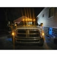 Clear Lens Amber Full LED Cab Roof Marker Light Assembly Kit For Dodge ...