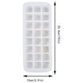 Hexang 24 Cubes Silicone Ice Cube Trays with Lids, BPA Free, Easy ...