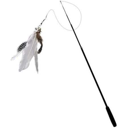 Interactive Cat Wand Toys: Retractable Cat Wand Toy Telescopic Cat ...