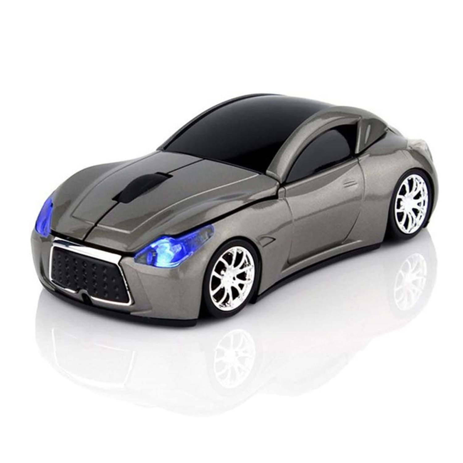 PloutoRich Wireless Mouse, 2.4GHz Car Shape Optical Mice, USB Receiver ...