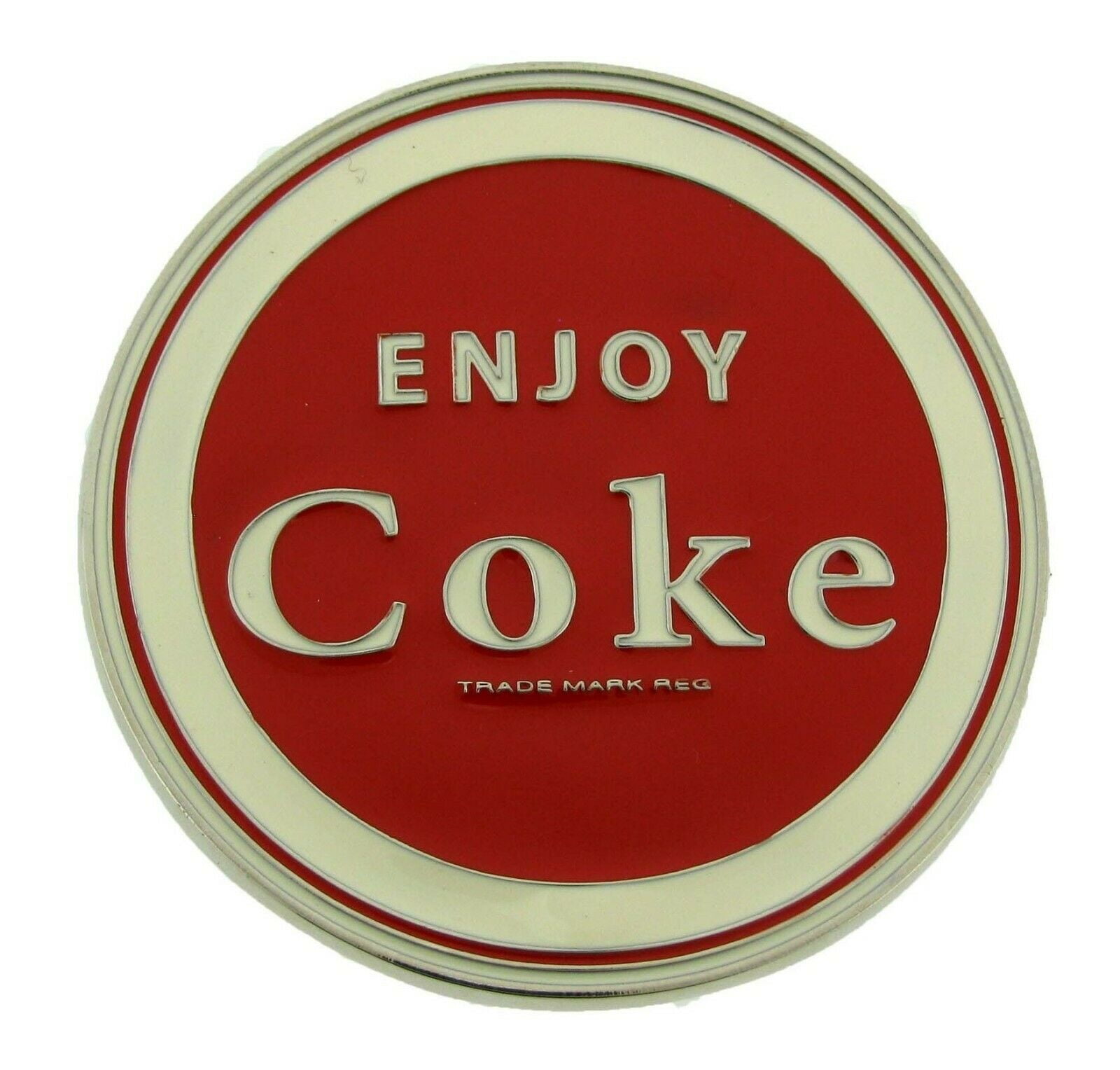 Enjoy Coke Text Coca Cola Belt Buckle Bottle Co Drink Red Fountain ...