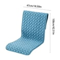 All Season Connected Chair Cushion, Non Slip Seat Pad with Backrest ...