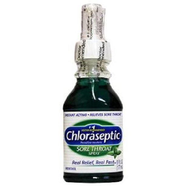 Chloraseptic Sore Throat Spray-Menthol-6 oz. - Walmart.com