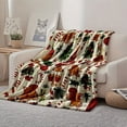 Super Soft Gingerbread Wonderland Fleece Blanket with Gingerbread Men ...