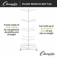 Champion Sports Double Medicine Ball Tree - Walmart.com