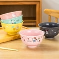 Sanrios Kids Hello Kitty Ceramic Bowl Cinnamoroll Kuromi Cartoon Home ...